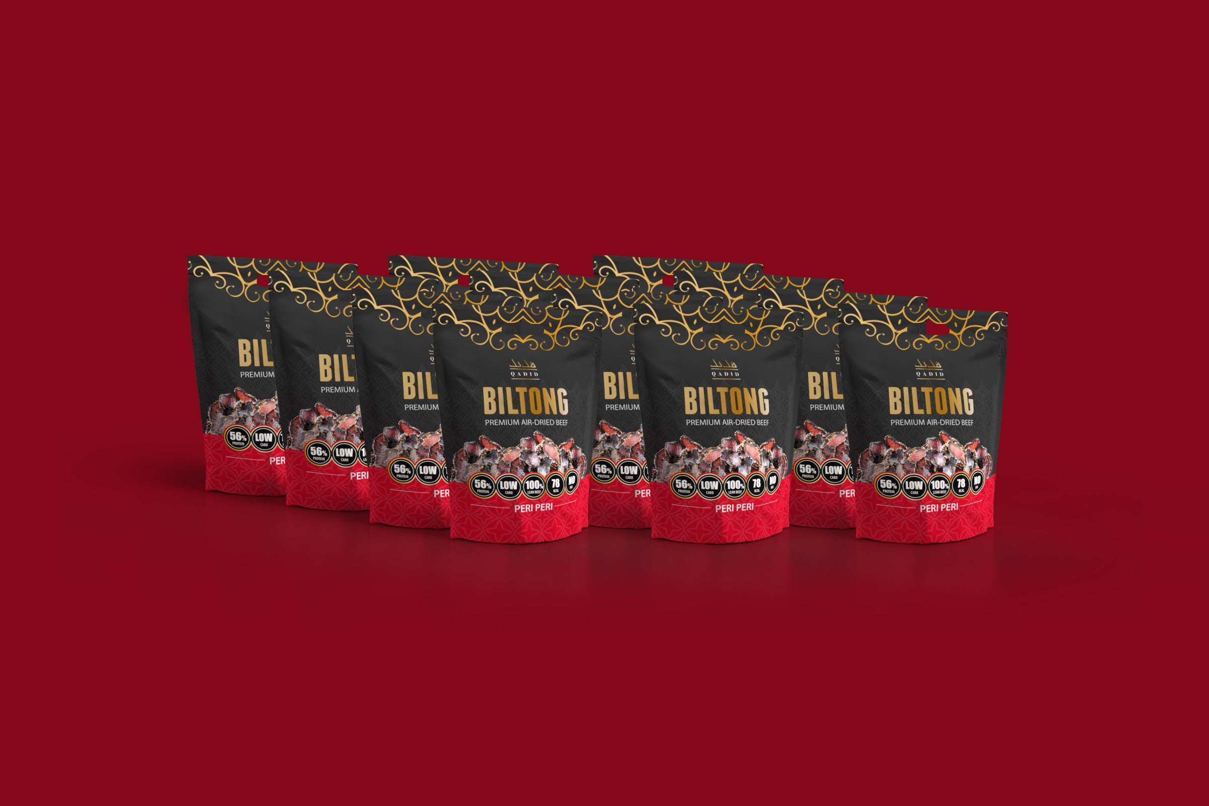 Buy Peri Peri Halal Certified Biltong | Qadid – Qadid Biltong