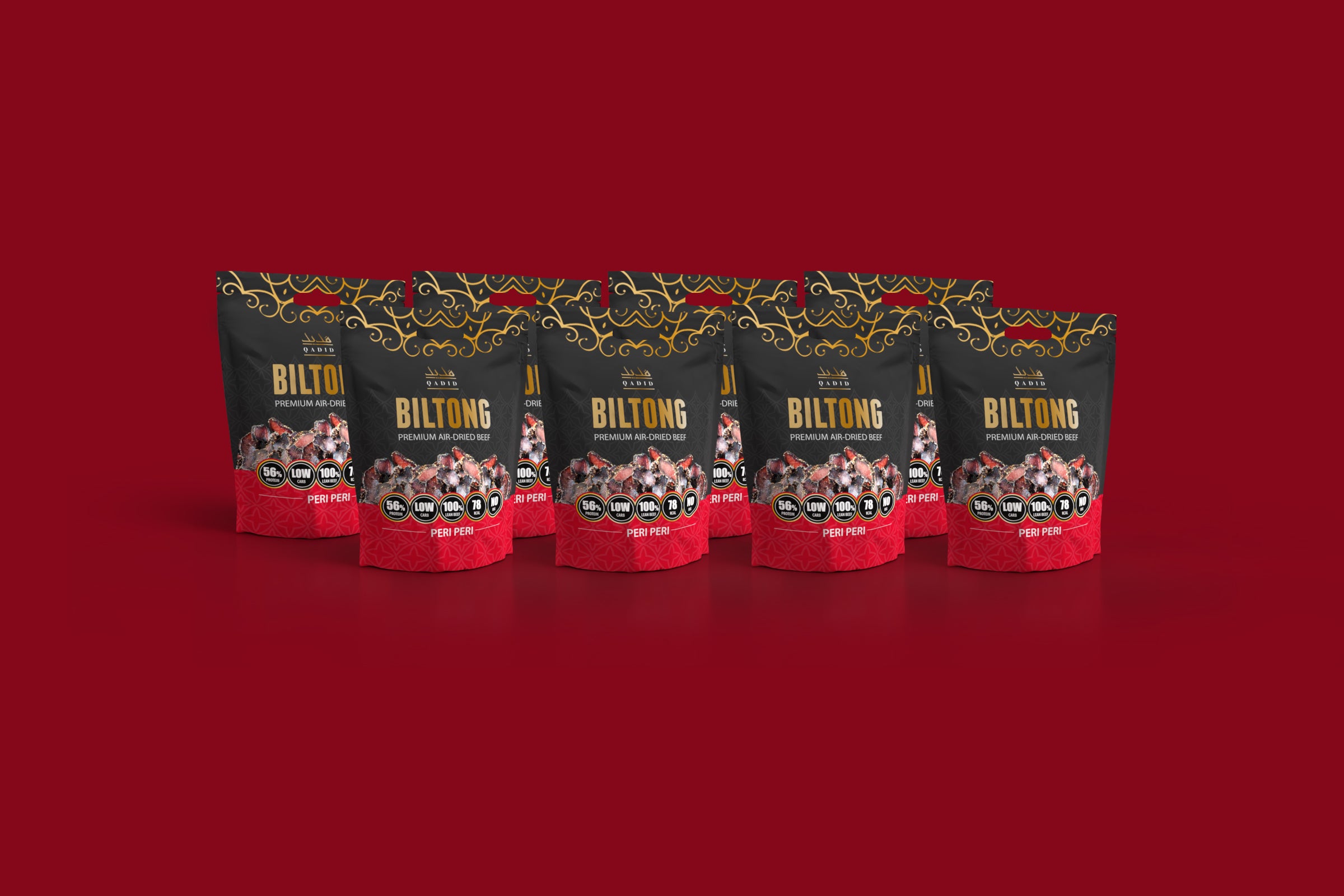 Buy Peri Peri Halal Certified Biltong | Qadid – Qadid Biltong